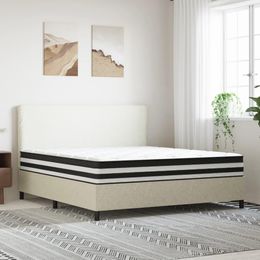 vidaXL Matratze Taschenfederkern Mittel 180x200 cm