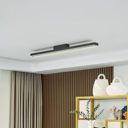 LUCANDE Smart LED-Deckenlampe Leicy schwarz 5,8 cm RGB CCT