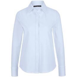 Fadenmeister Berlin - Jersey-Bluse, blau, Gr. 42 / M - Baumwolle