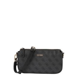 Guess Umh&auml;ngetasche 'NOELLE II DBL POUCH CROSSBODY' Damen Gr&ouml;&szlig;e One Size anthrazit / dunkelgrau