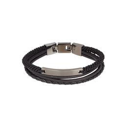 Fossil Armband Herren Gr&ouml;&szlig;e One Size schwarz / silber