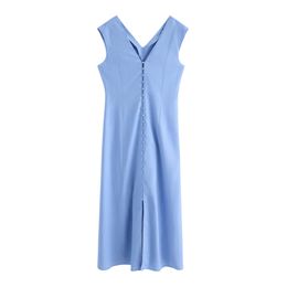 Lindex Kleid 'Janina' Damen Gr&ouml;&szlig;e 42 hellblau Winterkleid