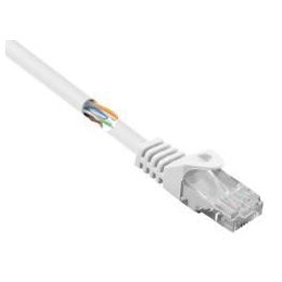 Renkforce RF-5044010 RJ45 Netzwerkkabel, Patchkabel CAT 5e U/UTP 3.00 m Wei&szlig; mit Rastnasenschutz 1 St.