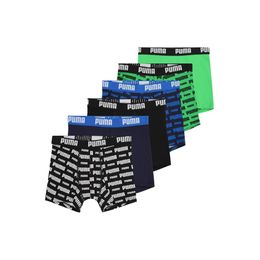 PUMA Underpants boy size 122/128 Blue / marine blue / Grass green / Black / White