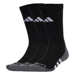 adidas Performance Sportsocken 'Performance CLIMACOOL Cushioned Crew 3 Pairs' Herren Gr&ouml;&szlig;e 49/51 grau / schwarz