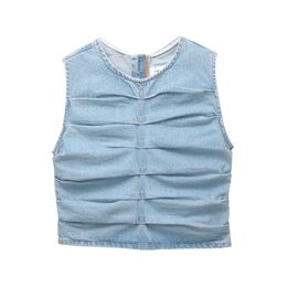 Pull&Bear Pull&bear Top Damen Gr&ouml;&szlig;e L blue denim