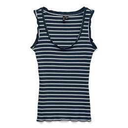 V&eacute;ro Moda Vero Moda Top 'VMSEA' Damen Gr&ouml;&szlig;e XL navy / wei&szlig;