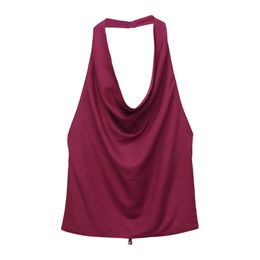 Pull&Bear Pull&bear Top Damen Gr&ouml;&szlig;e M weinrot