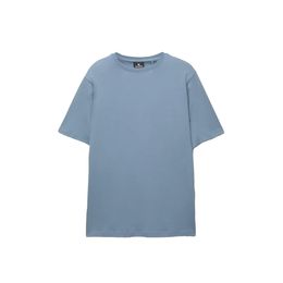 Pull&Bear Pull&bear T-Shirt Herren Gr&ouml;&szlig;e L taubenblau