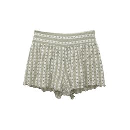 Pull&Bear Pull&bear Shorts Damen Gr&ouml;&szlig;e 34 pastellgr&uuml;n / wei&szlig;