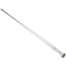 Klemmstange Kleine Wolke, silber (silberfarben), Ø:21mm, Aluminium, Kunststoff, Gardinenstangen, Teleskopstange für Duschvorhänge, Länge 125-220 cm