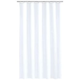 Duschvorhang Kleine Wolke "Uni", weiß, B:180cm H:200cm, Polyester, Duschvorhänge, Höhe 200 cm