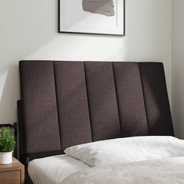 vidaXL Kopfteil-Kissen "Hanko" Dunkelbraun 80 cm Stoff