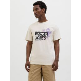 Jack & Jones Jack & Jones Shirt "Jaxon" in Beige - 33% | Gr&ouml;&szlig;e L | Herren-plussize