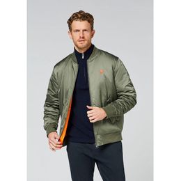 POLO SYLT Wende-Blouson in Khaki/ Orange - 81% | Gr&ouml;&szlig;e S | Herren-plussize