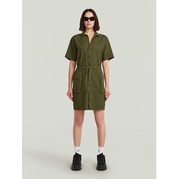 G-Star Raw G-Star Kleid in Khaki - 49% | Gr&ouml;&szlig;e L | Damen-kleider