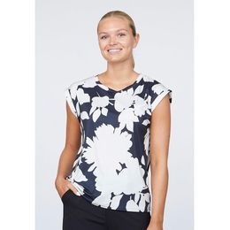 Sisters Point Shirt in Dunkelblau/ Wei&szlig; - 73% | Gr&ouml;&szlig;e XS | Damen-tops