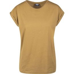 Urban Classics Ladies Extended Shoulder Tee T-Shirt sand in 4XL TB771 nut