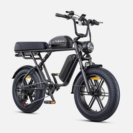 Elektrische Fahrrad ENGWE M1 EU - 250W Motor 48V28.6AH Batterie 20-Zoll-Reifen Hydraulische Scheibenbremsen - Schwarz
