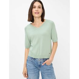 Brax Damen Strickpullover Style LESLEY leaf, hellgr&uuml;n, Gr. 36
