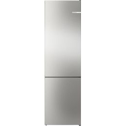 Bosch Serie 4 KGN392I1F, Freistehende Kühl-Gefrier-Kombination mit Gefrierbereich unten, 203 x 60 cm, Gebürsteter Stahl AntiFingerprint