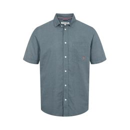 U.S. Polo Assn. Hemd 'Flori' Herren Gr&ouml;&szlig;e XL taubenblau / braun / weinrot