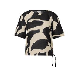 Street One Bluse Damen Gr&ouml;&szlig;e XXL beige / schwarz