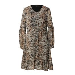 More & More MORE & MORE Kleid Damen Größe 42 beige / braun / schwarz Winterkleid