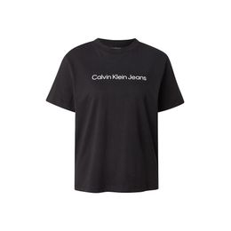 Calvin Klein Jeans T-Shirt Damen Gr&ouml;&szlig;e L schwarz / wei&szlig;