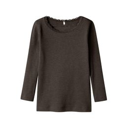 name it Shirt 'NMFKAB' girl Brown size 86