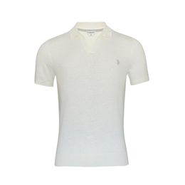 U.S. Polo Assn. Poloshirt Herren Größe L weiß