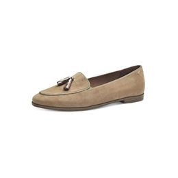 Tamaris Slipper Damen Gr&ouml;&szlig;e 41 beige / silber