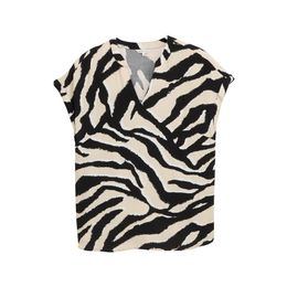 Tom Tailor Women + Bluse Damen Größe 7XL beige / schwarz / weiß