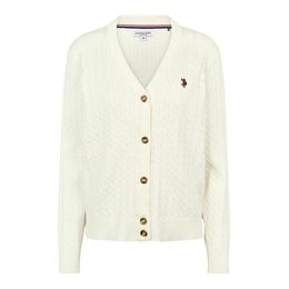 U.S. Polo Assn. Knit Cardigan 'UWGill' female White size M