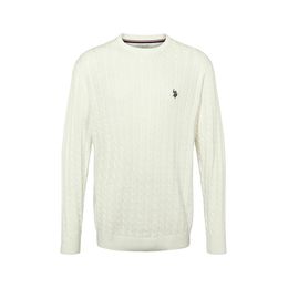 U.S. Polo Assn. Pullover 'Mads' Herren Gr&ouml;&szlig;e S schwarz / wei&szlig;