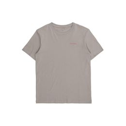 Calvin Klein Jeans T-Shirt Jungen Gr&ouml;&szlig;e 104 grau / blutrot