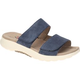 Gabor ROLLINGSOFT Damenschuhe - bequeme Pantoletten blau Elegant NEU