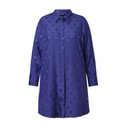 Ulla Popken Bluse Damen Gr&ouml;&szlig;e M/L blau / dunkelblau