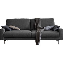 3-Sitzer "CR.450, Designsofa, Loungesofa", grau (schiefergrau 062, 56), B:204cm H:85cm T:95cm, Jacquard-Flachgewebe Diane 1 Q2 (55% Polyacryl 45% Polyester), CREATION BY ROLF BENZ, Sofas, Armlehne niedrig, Fu&szlig; chromfarben gl&auml;nzend, Breite 204 cm