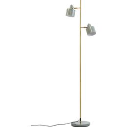 Stehlampe Stehleuchte Standleuchte standlampe Bodenlampe Leseleuchte Innenbeleuchtung Ocean grau Messing