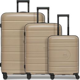 Redolz Essentials 11 4 Rollen Kofferset 3-teilig mit Dehnfalte