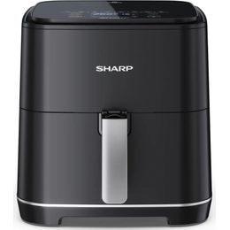 Fettfreie Friteuse Sharp Af-Gs552Ae-B 8 Automatische Programme, 80-200°C