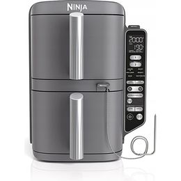 Fettfrei Ninja Doppelstöckige Friteuse Sl451Eu 2 Schubladen + Thermometer