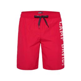 CAMP DAVID Badeshorts Herren Gr&ouml;&szlig;e L rot