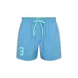 U.S. Polo Assn. Badeshorts 'Alexander' Herren Größe XXL azur / hellgrün