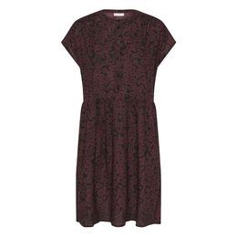 Kaffe Kleid 'Beathe' Damen Größe 34 dunkelbraun / schwarz Winterkleid