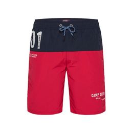 CAMP DAVID Badeshorts Herren Gr&ouml;&szlig;e M navy / rot