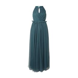MAYA DELUXE Kleid Damen Gr&ouml;&szlig;e 34 dunkelgr&uuml;n Winterkleid