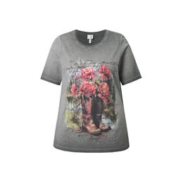 Ulla Popken Shirt female Grey size 54-56
