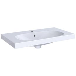 Geberit Acanto Waschtisch mit verkürzter Ausladung und Ablagefläche 75 x 42,2 cm